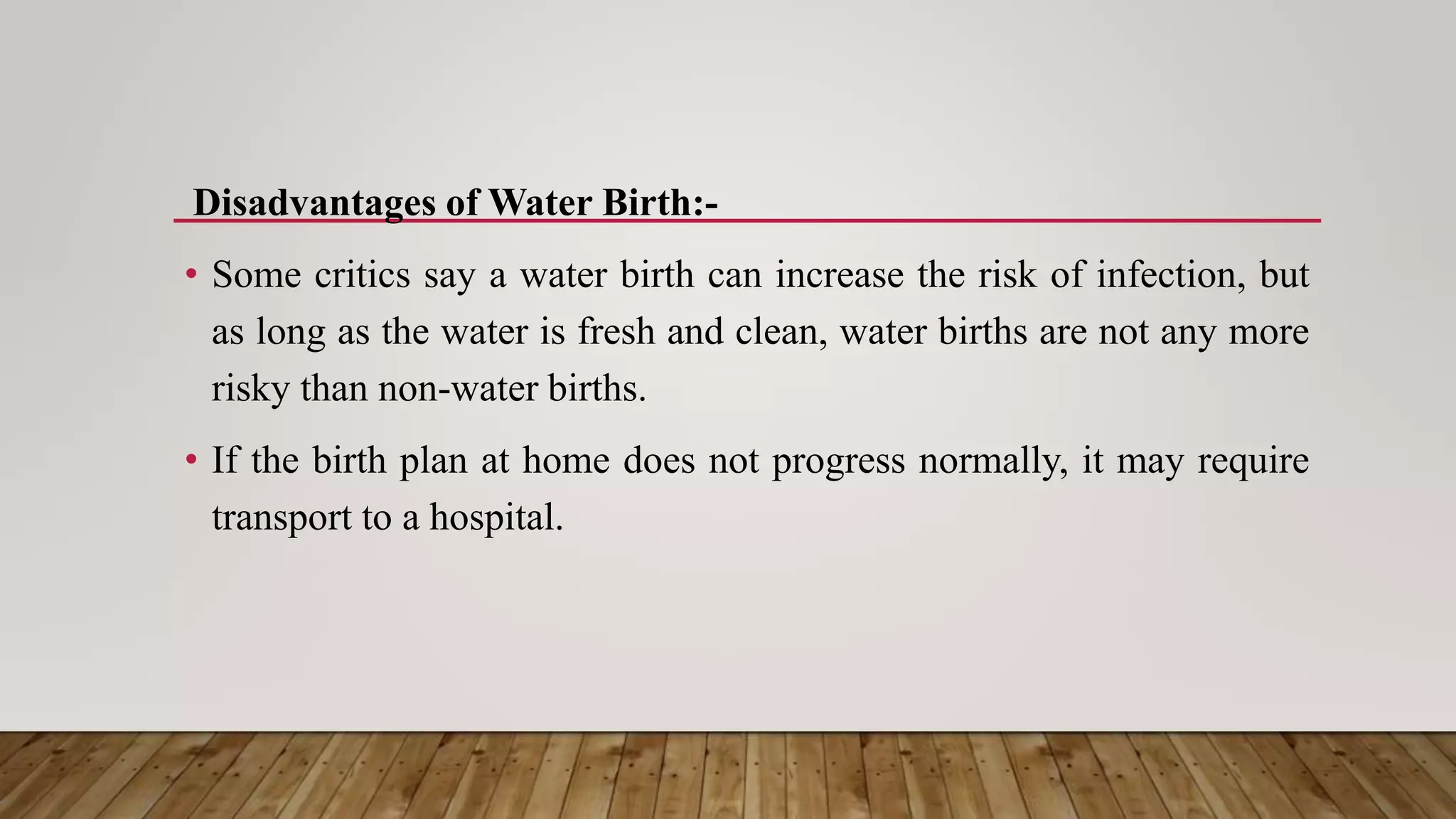 Various child birth practices | PPTX