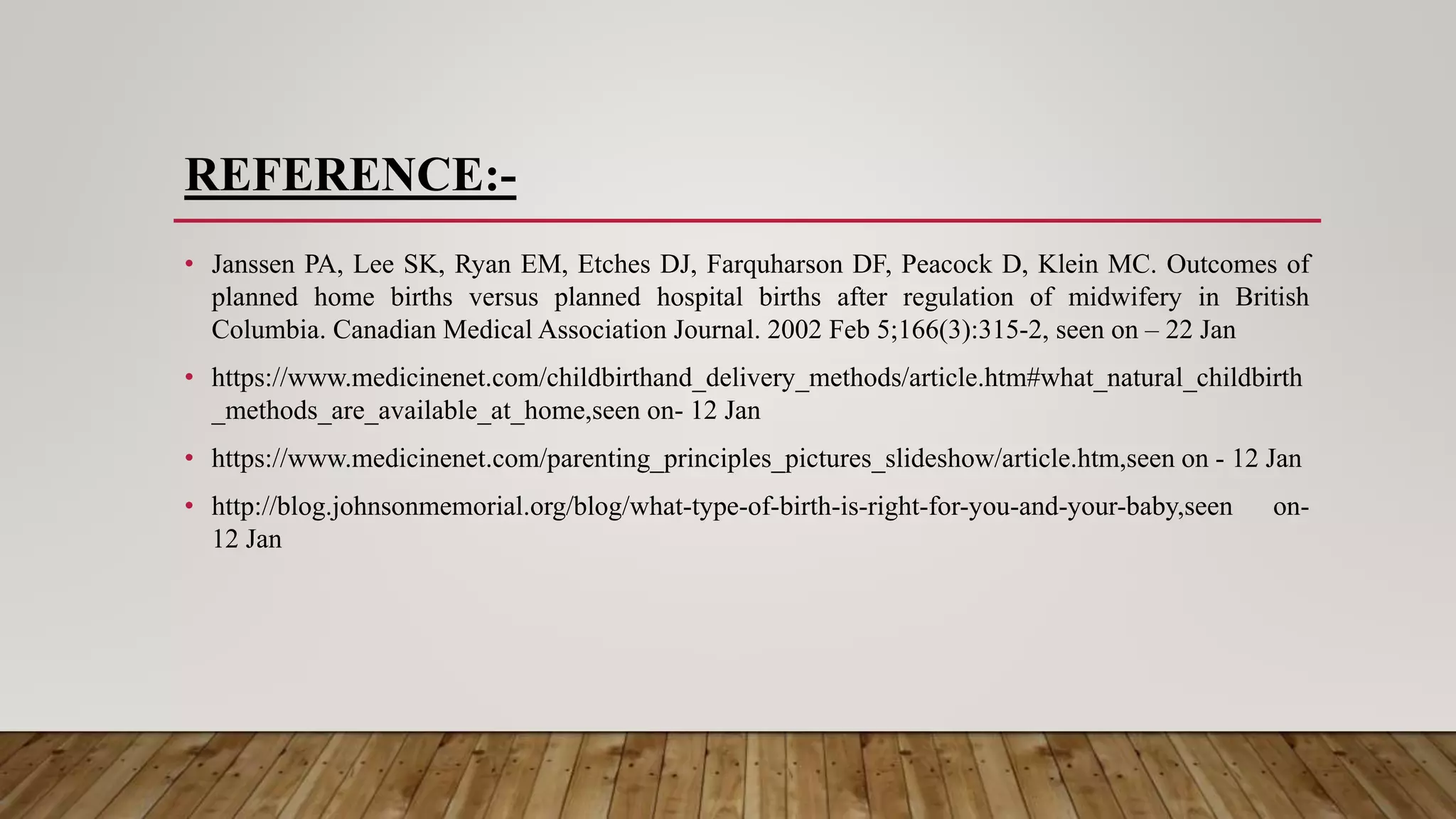 Various child birth practices | PPTX