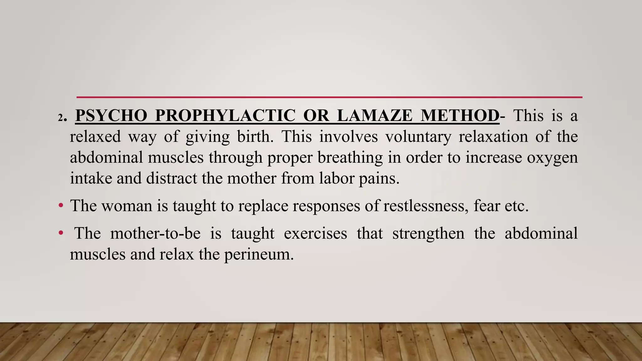 Various child birth practices | PPTX