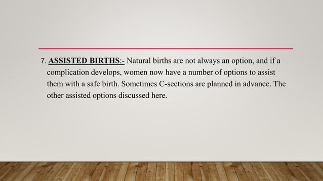 Various child birth practices | PPTX | Pregnancy | Reproductive Health