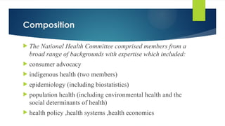 VARIOUS COMMITTEE REPORTS ON HEALTH.pptx