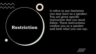 Various Communicative Strategies Oral Compptx | PPTX