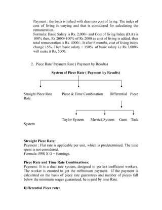 Various compensation systems | DOC
