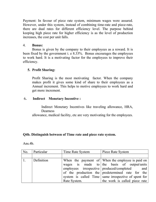 Various compensation systems | DOC