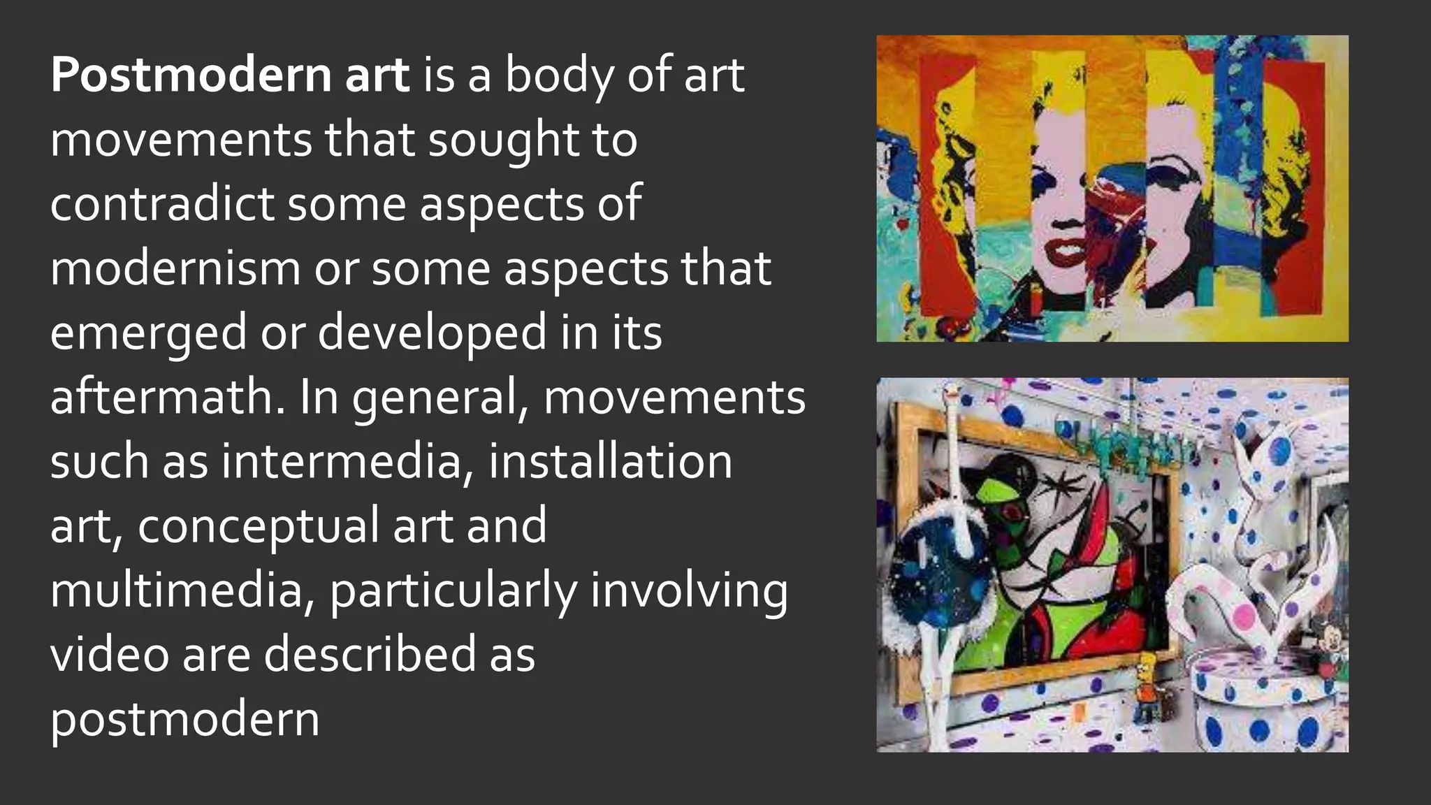 various contemporary art forms.pptx