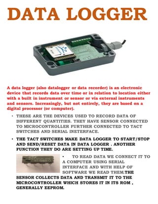 Various electronic equipments used in any industry | DOCX