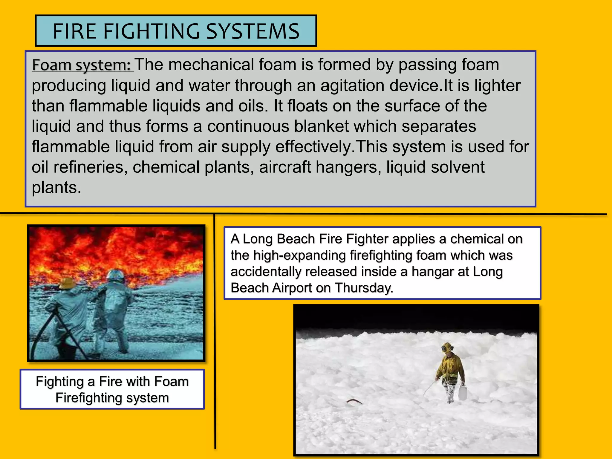 Fire Fighting systems - Advanced Services | PPTX