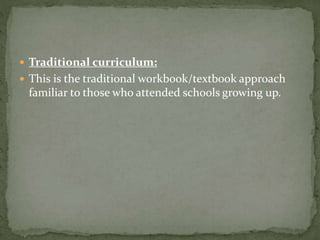 Various forms of curriculum | PPTX