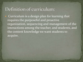 Various forms of curriculum | PPTX