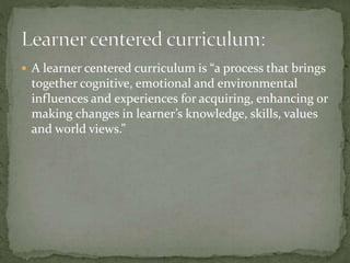 Various forms of curriculum | PPTX