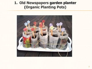 Various garden planter | PPT
