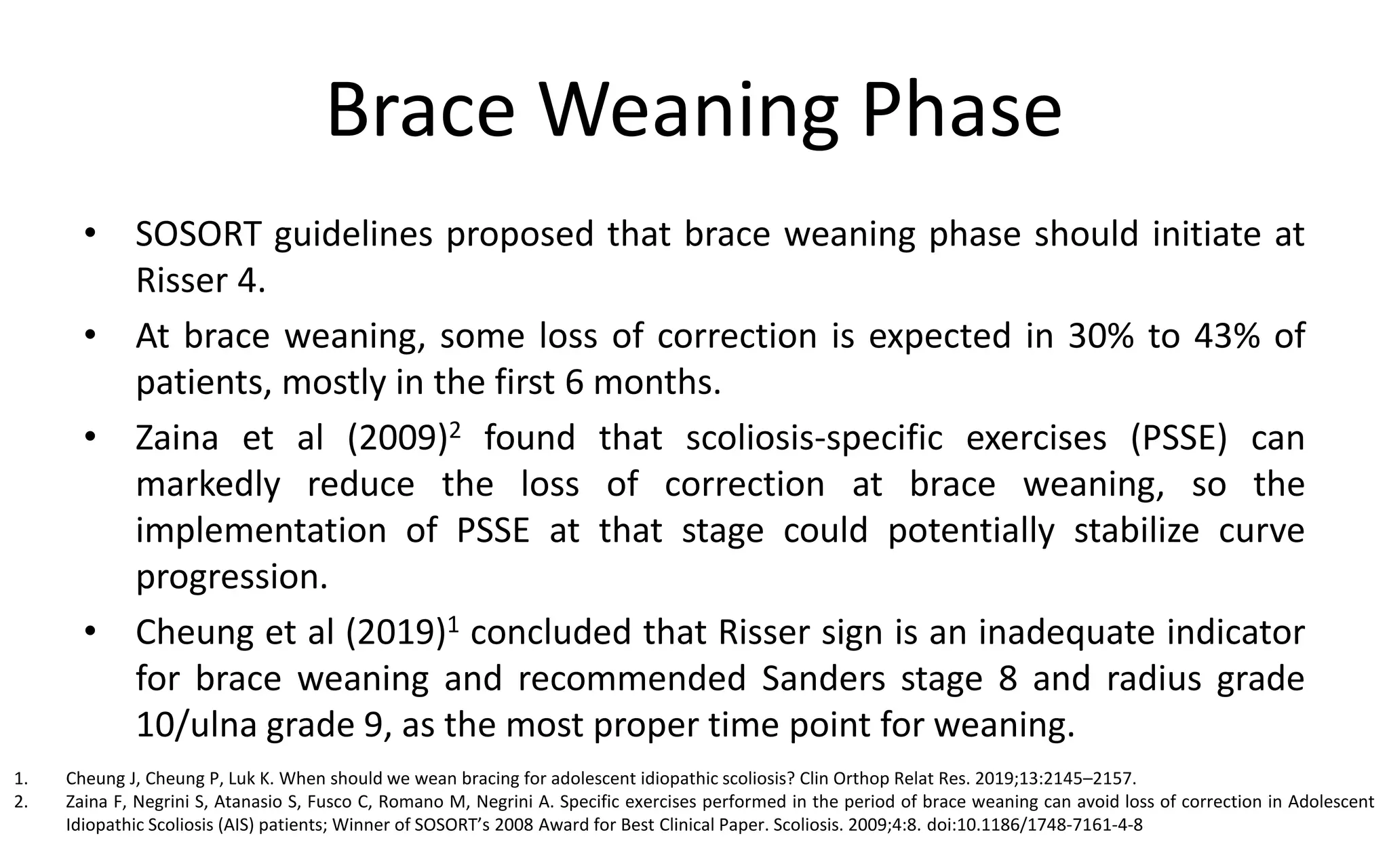 VARIOUS GUIDELINES FOR TREATMENT OF SCOLIOSIS.pptx
