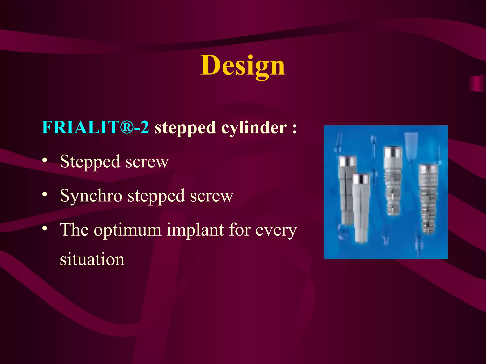 Various implant systems in india final | PPT