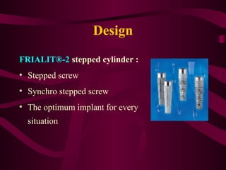 Various implant systems in india final | PPT