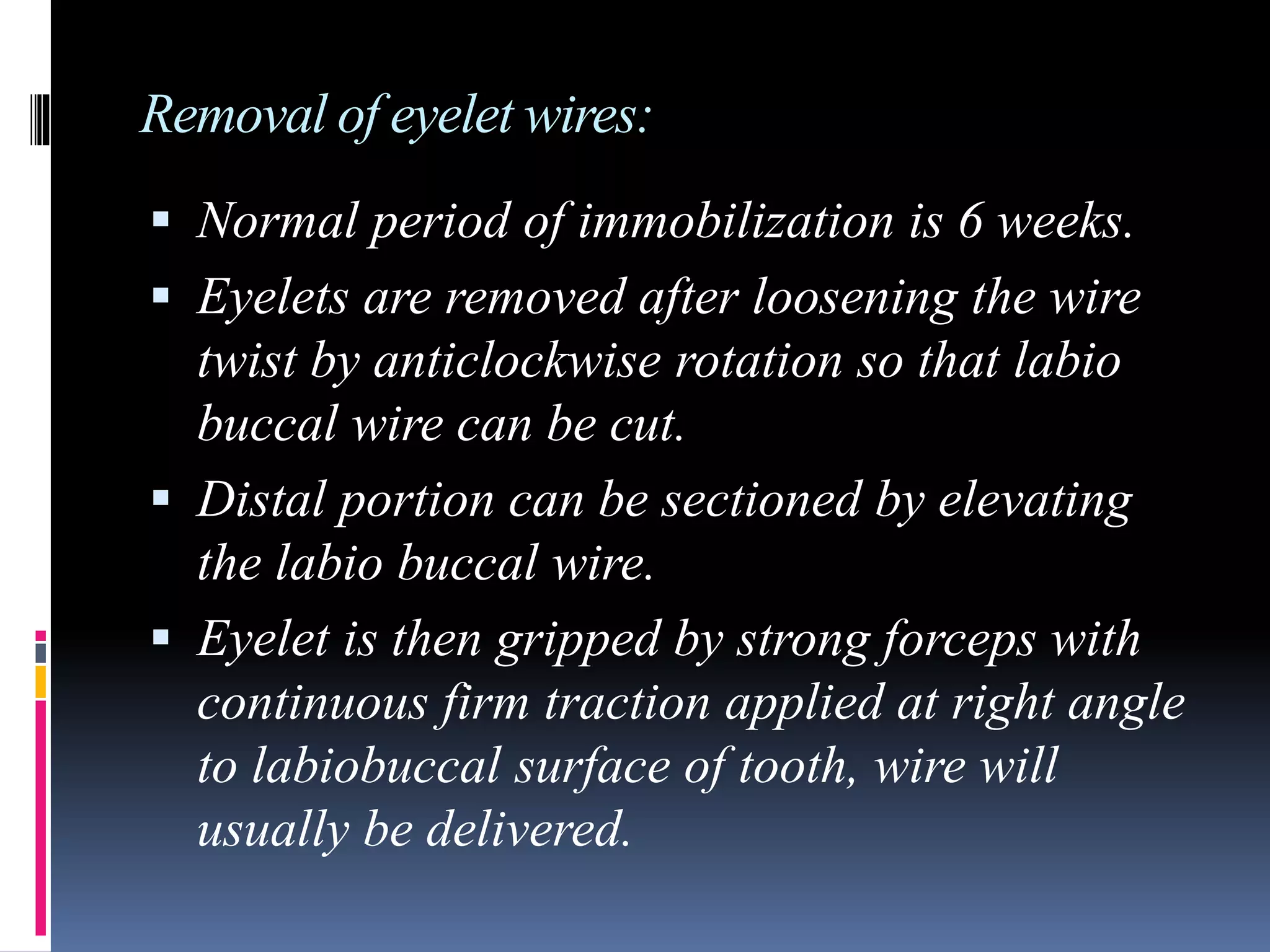 Various intermaxillary fixation techniques | PPTX