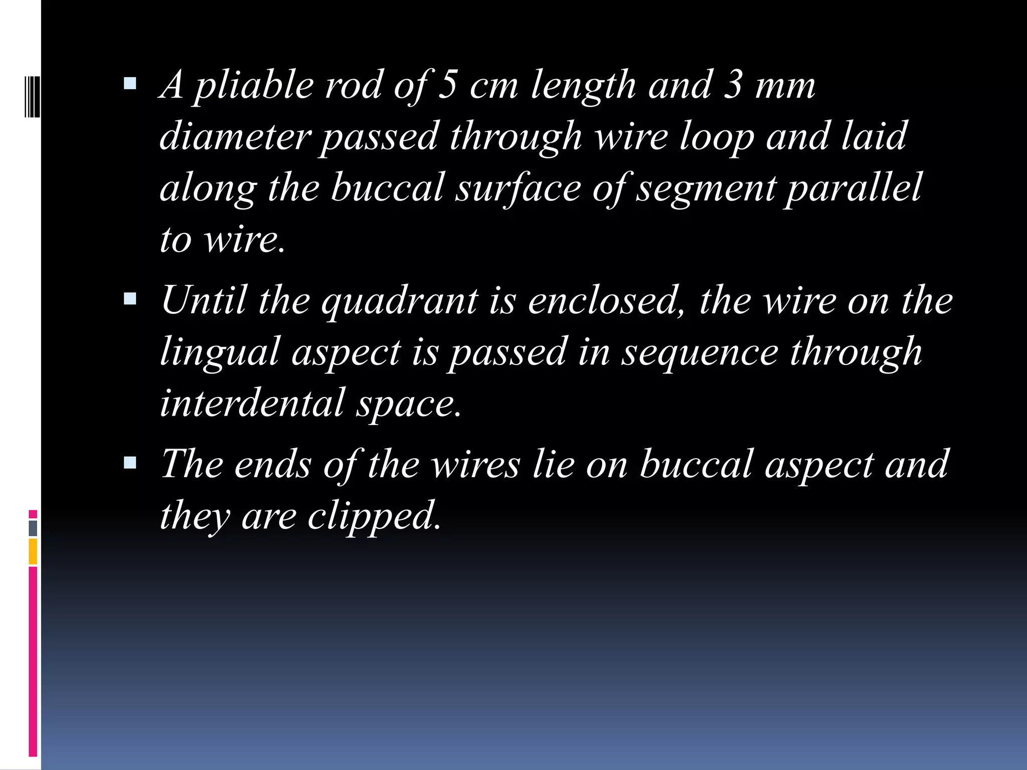 Various intermaxillary fixation techniques | PPTX