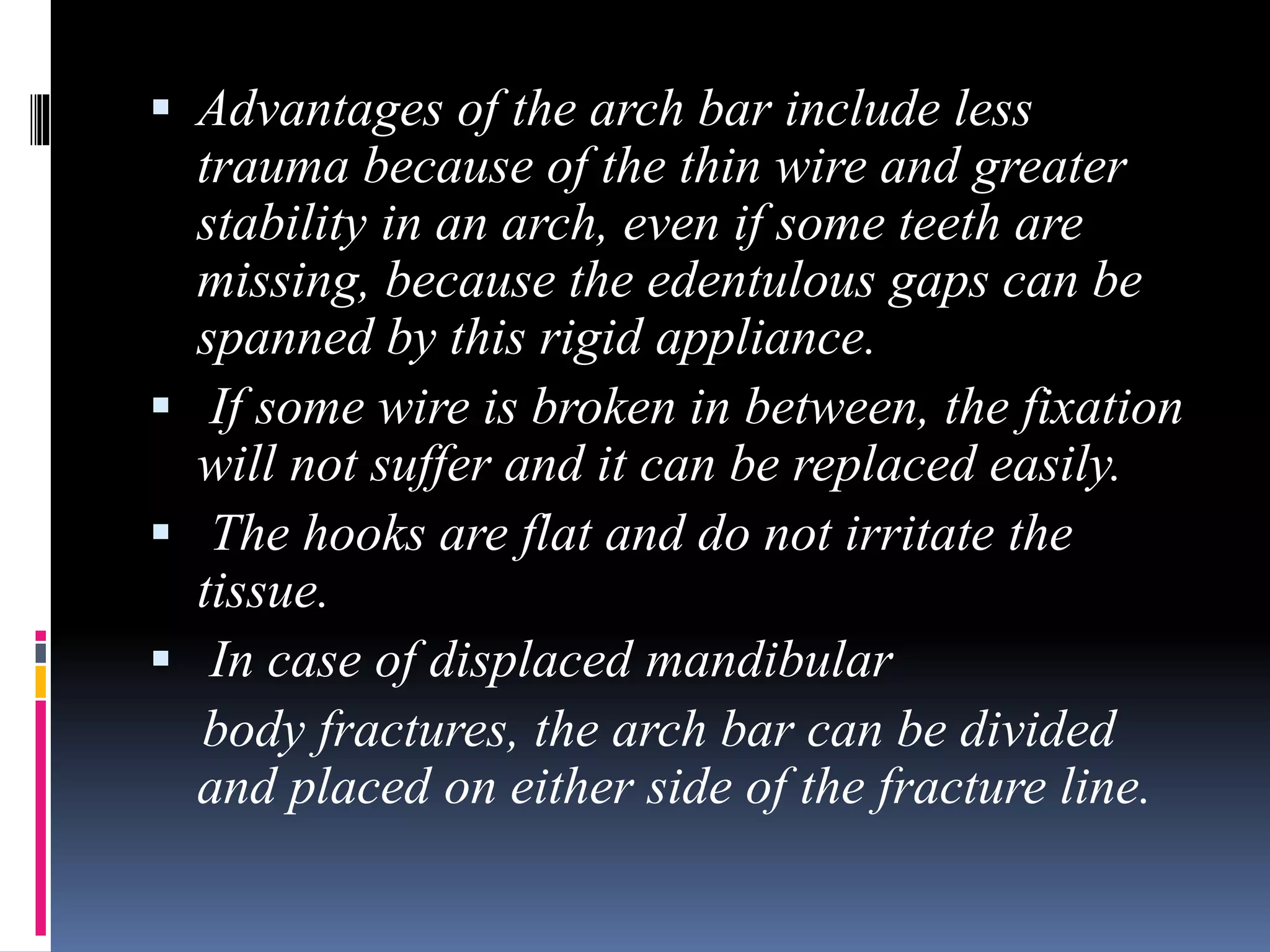 Various intermaxillary fixation techniques | PPTX