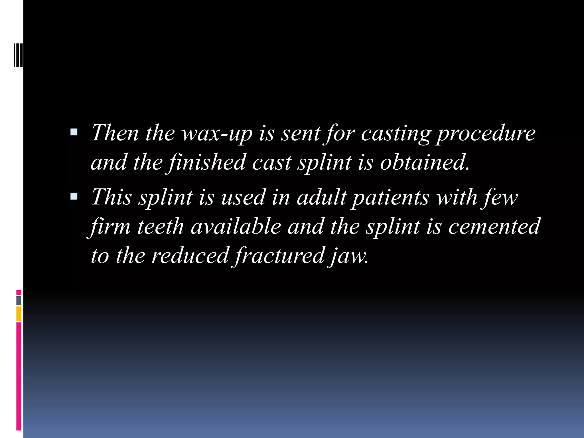 Various intermaxillary fixation techniques | PPTX