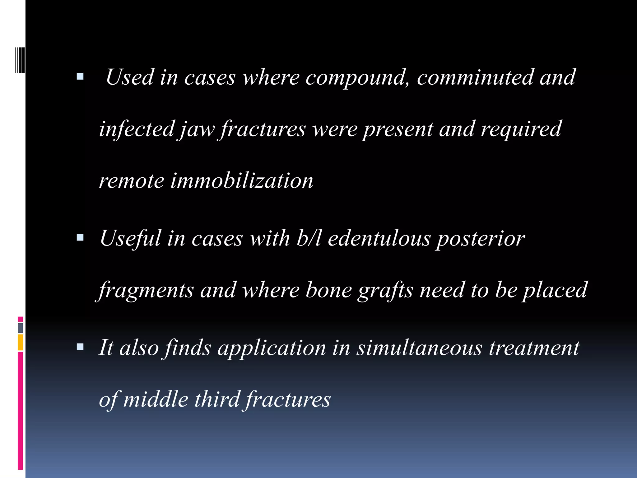 Various intermaxillary fixation techniques | PPTX