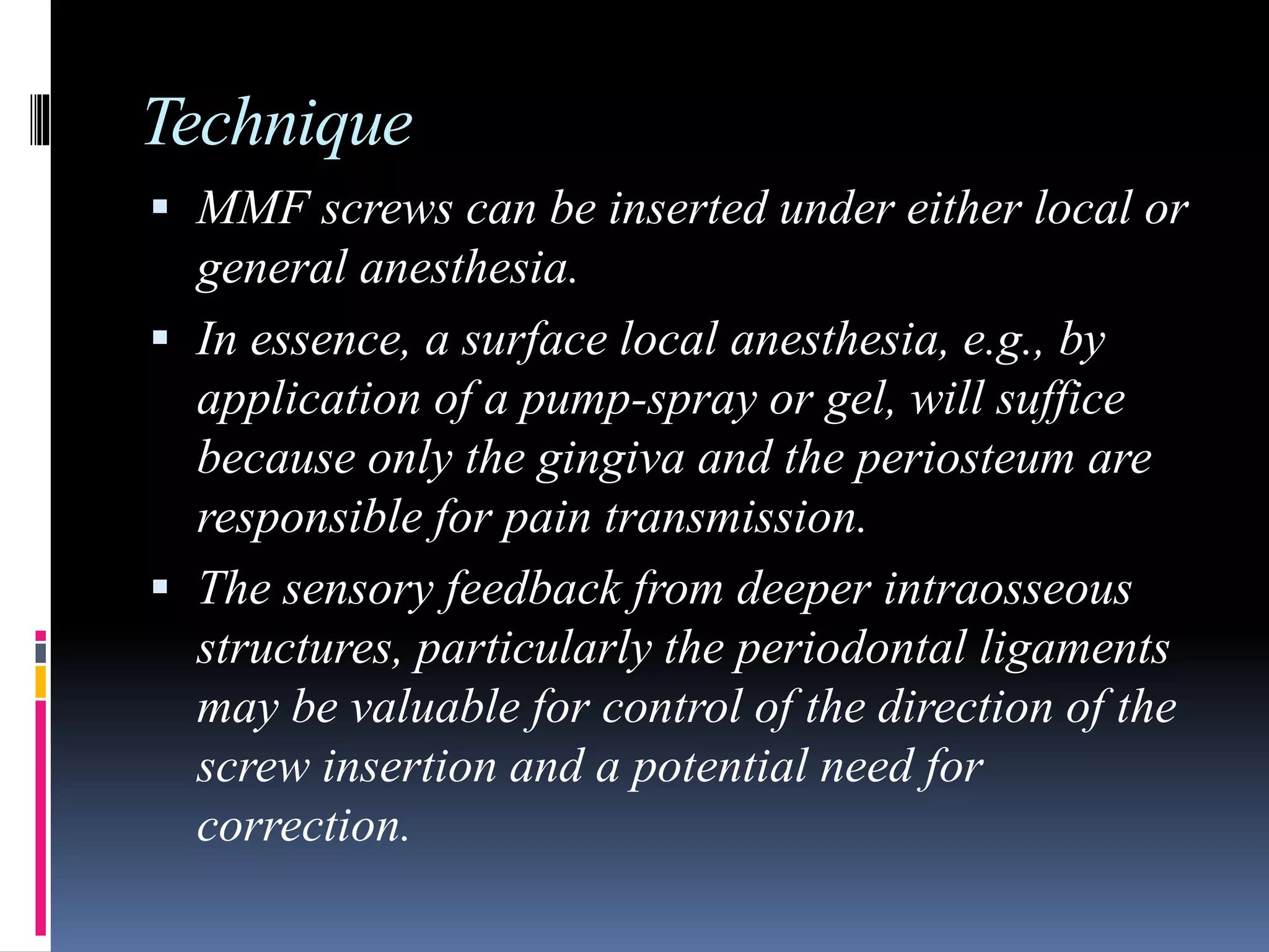 Various intermaxillary fixation techniques | PPTX