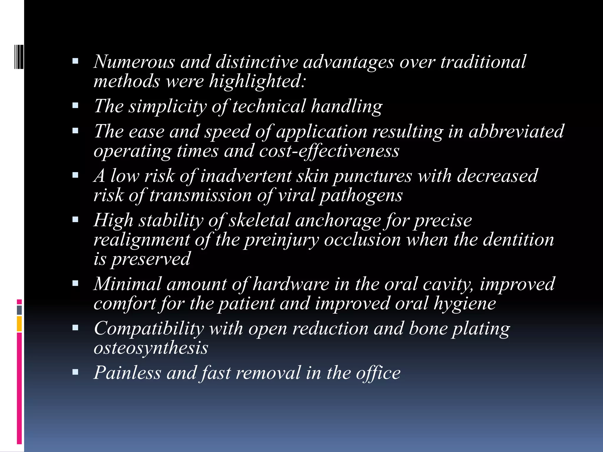 Various intermaxillary fixation techniques | PPTX