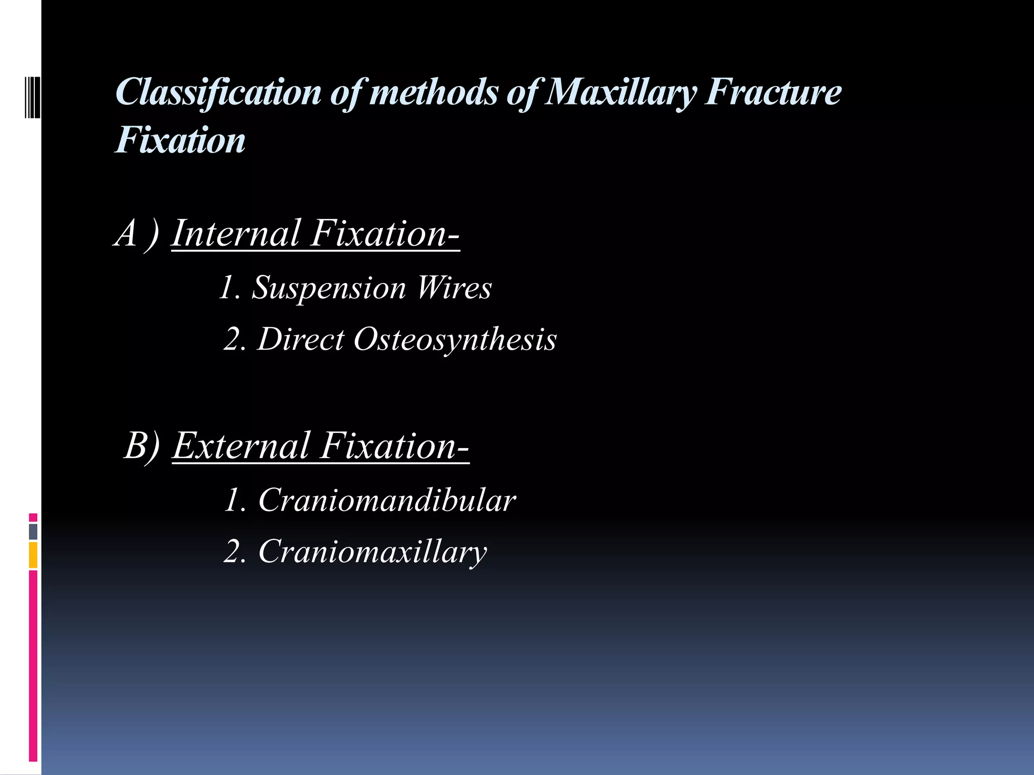 Various intermaxillary fixation techniques | PPTX