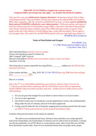 Various letters set1.pdf