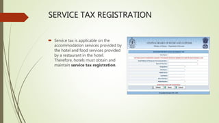 Various license and permits required to open a star hotel | PPTX