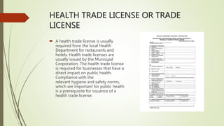 Various license and permits required to open a star hotel | PPT
