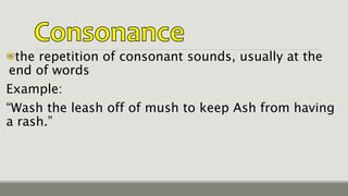 Consonance Examples In Poetry