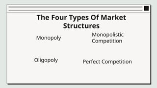 Various Market Structures_The four types of market structure | PPT