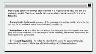 Various Market Structures_The four types of market structure | PPT