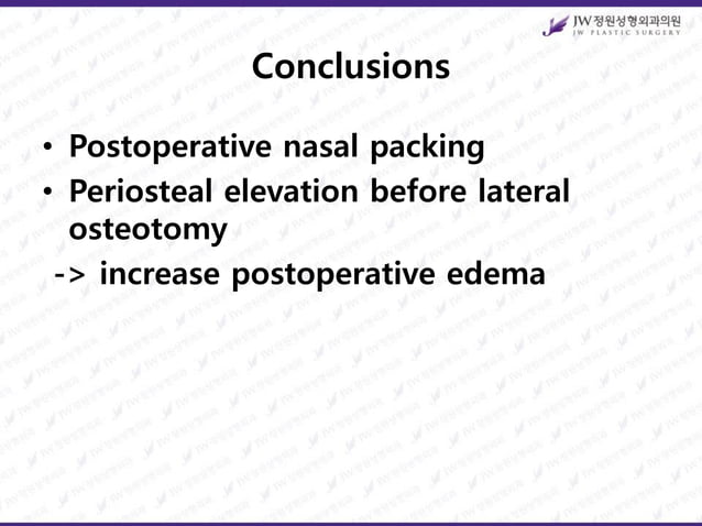 Various methods for reducing intraoperative bleeding and postoperative ...