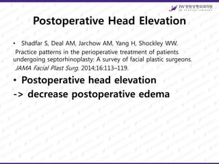Various methods for reducing intraoperative bleeding and postoperative ...