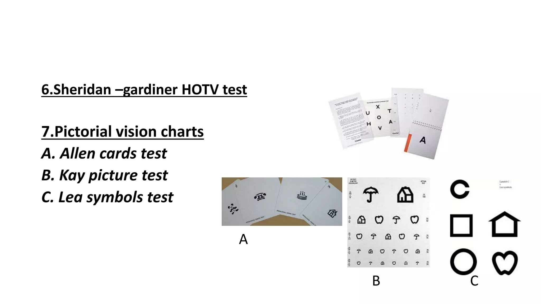 Various methods of measurement of visual acuity in children | PPTX