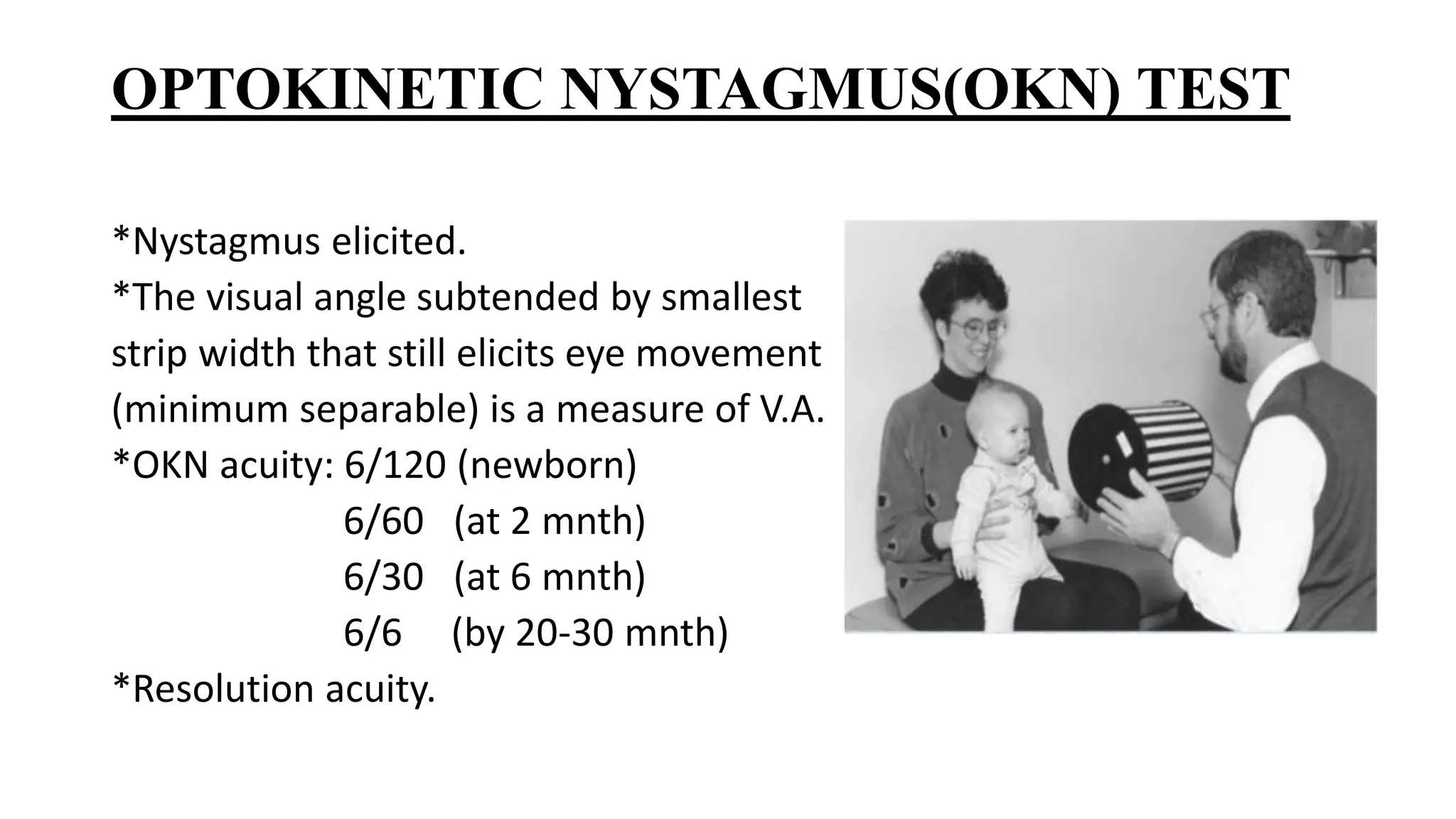 Various methods of measurement of visual acuity in children | PPTX