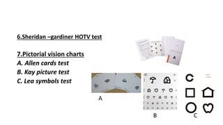Various methods of measurement of visual acuity in children | PPTX