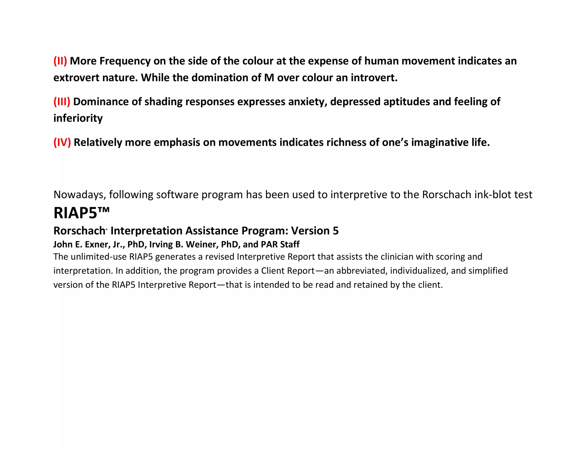 Various methods of personality assessment by s.lakshmanan psychologist ...
