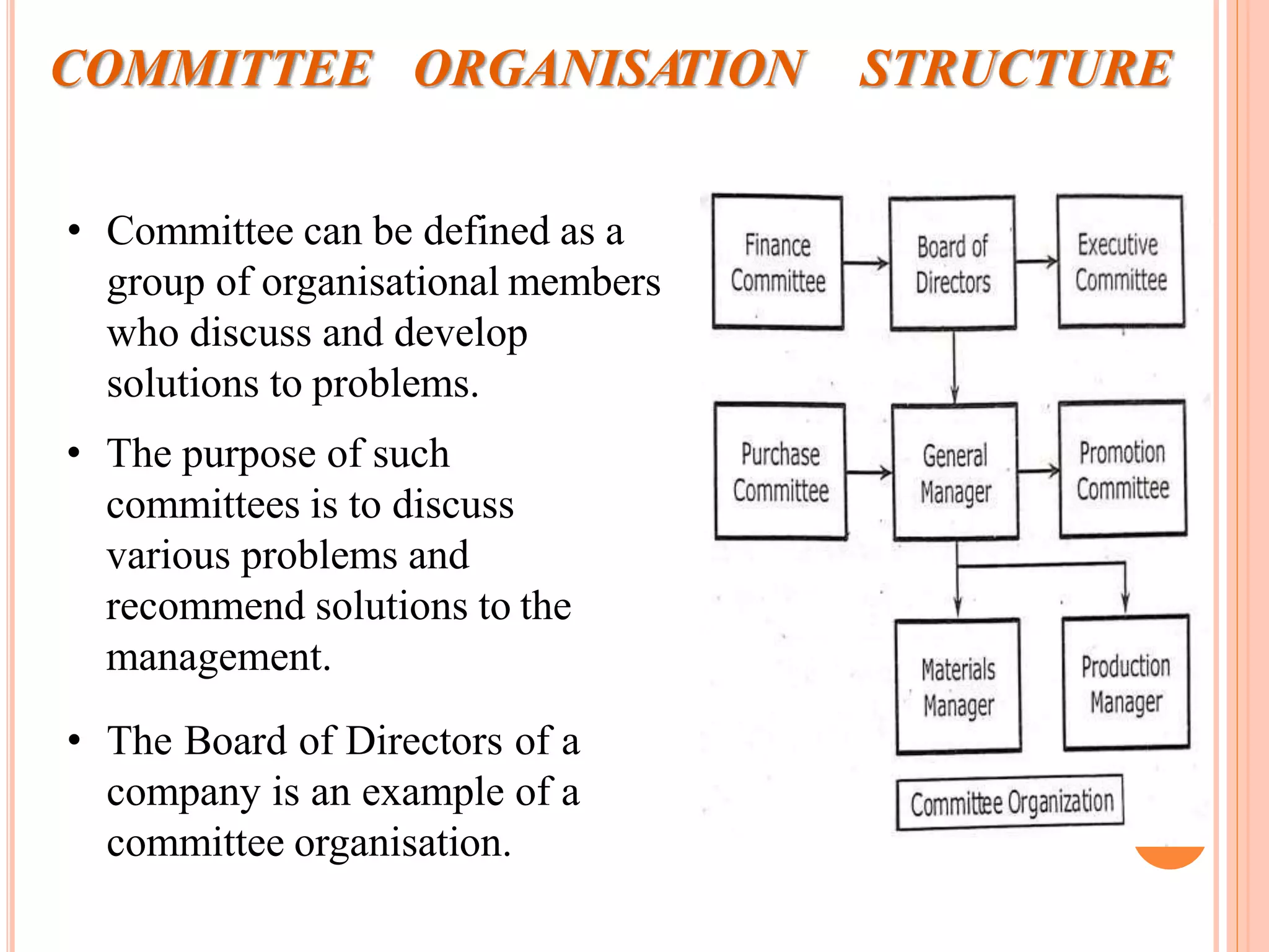 Various organisation structure ppt by vaishnavi khandelwal | PPTX