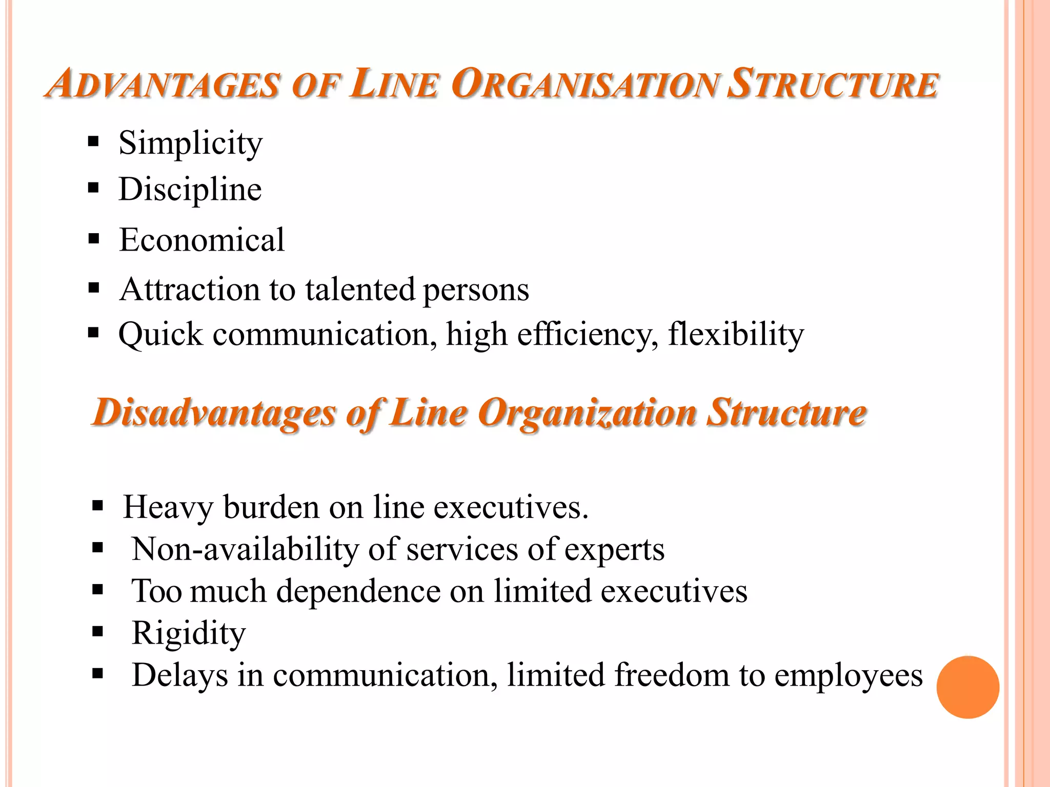 Various organisation structure ppt by vaishnavi khandelwal | PPTX