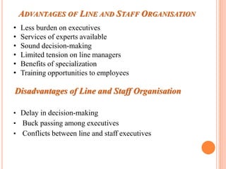 Various organisation structure ppt by vaishnavi khandelwal | PPTX