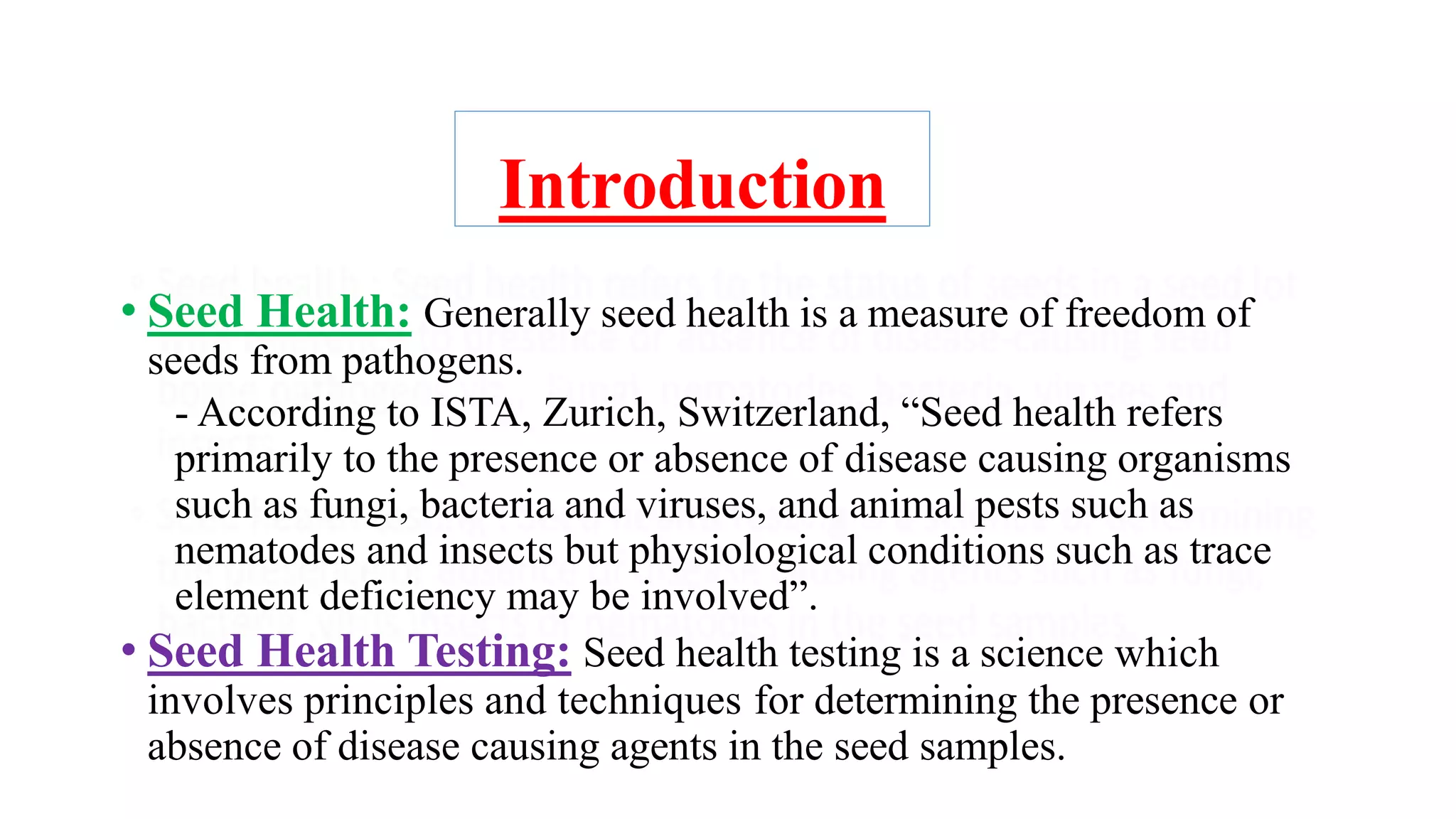 PCR & It's Various Types, DNA chip method & Serological methods of Seed ...