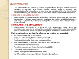 Various process of drug development | PPTX