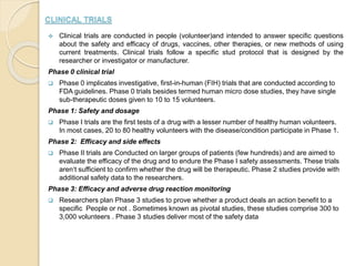 Various process of drug development | PPTX