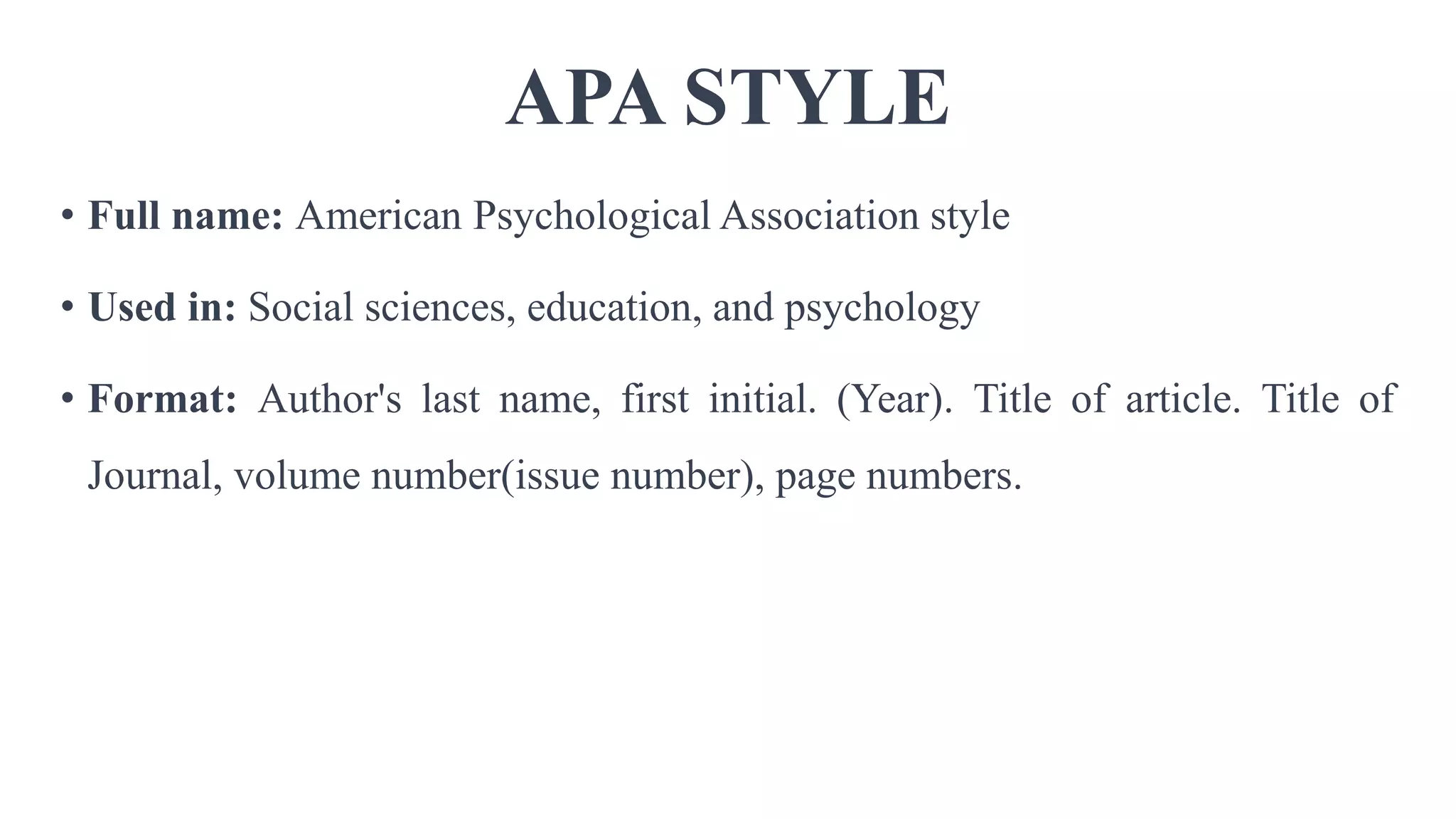 VARIOUS REFERENCE STYLES IN RESEARCH.pptx