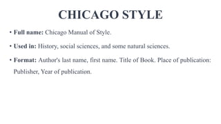 VARIOUS REFERENCE STYLES IN RESEARCH.pptx