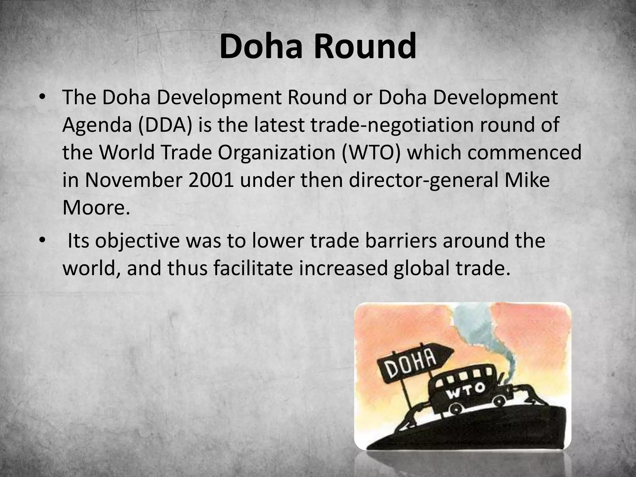 Various rounds of wto | PPTX