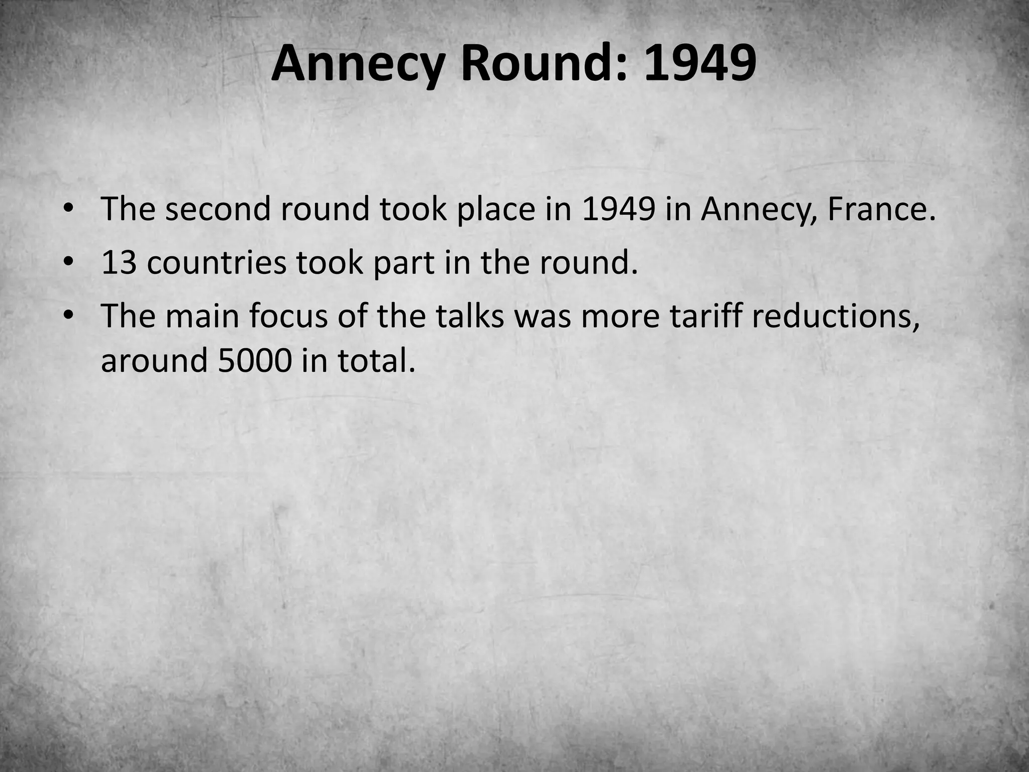 Various rounds of wto | PPTX