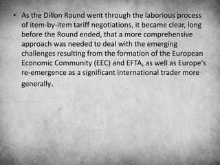 Various rounds of wto | PPTX