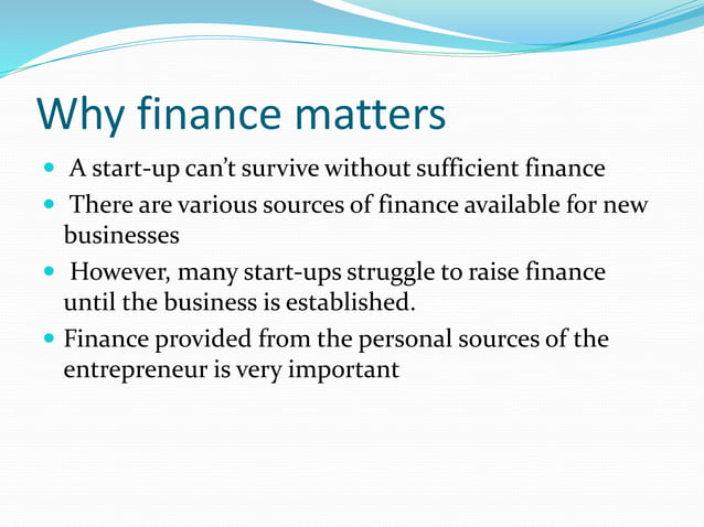 Various sources of financing | PPT